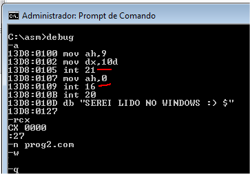 Programar diretamente na memória - Linguagem Assembly X86